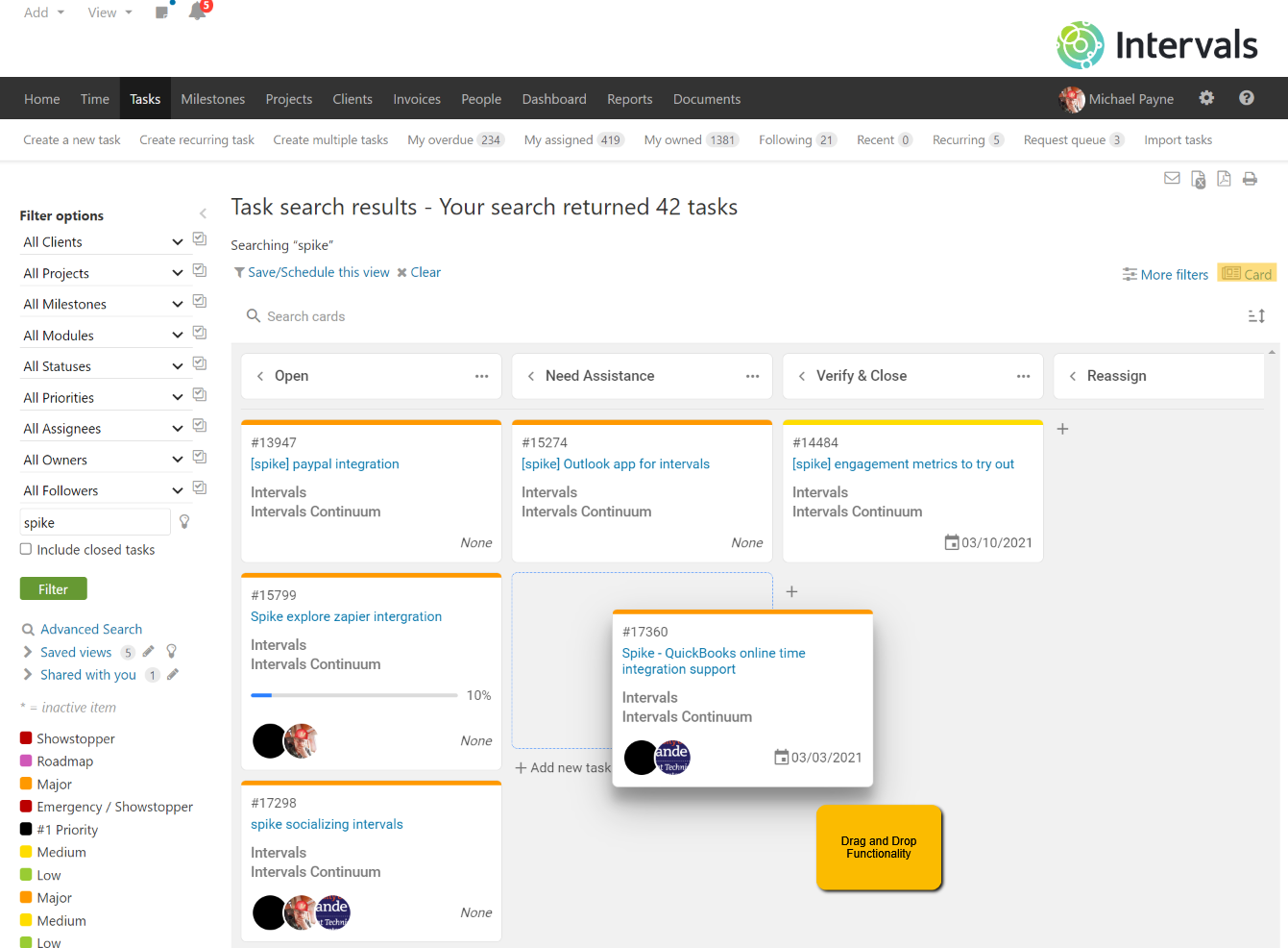 [Coming Soon] Card View for Tasks - Intervals Kanban Board