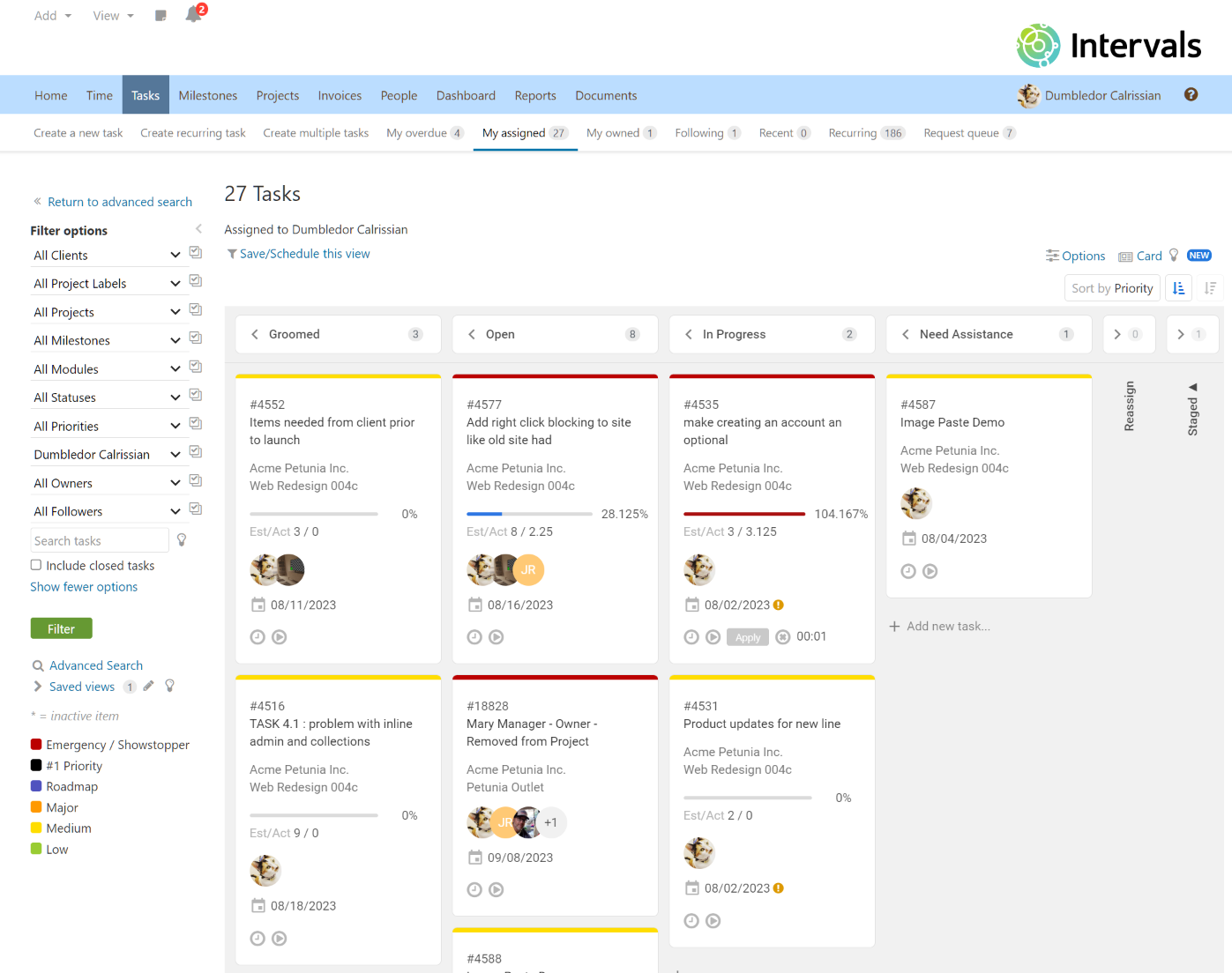 Introducing Card View for Tasks [New Feature] | Intervals